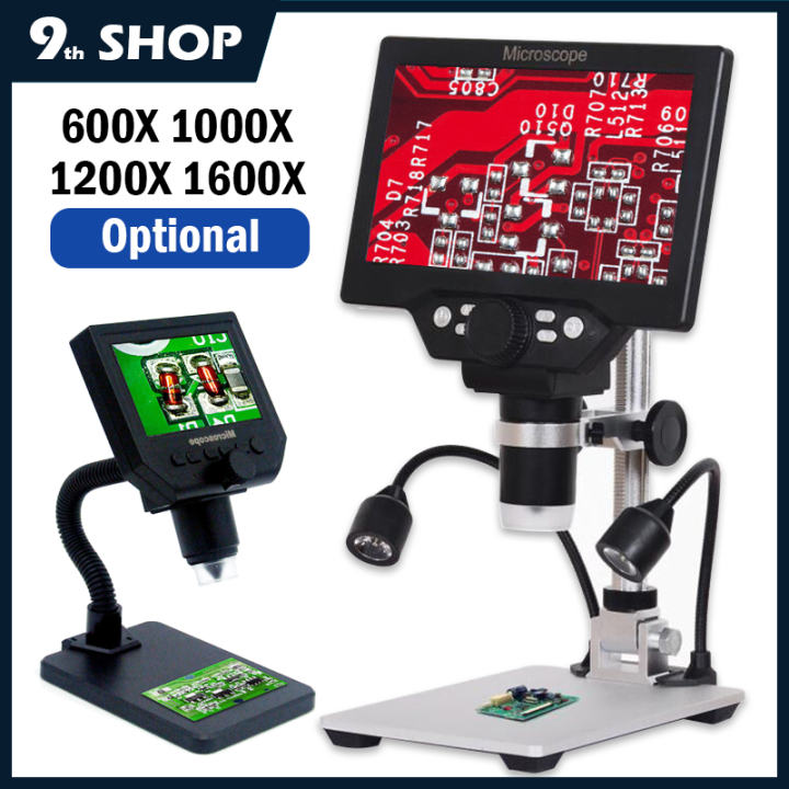 1600X 1200X 1000X 600X Digital Microscope for PCB Board Repair ...