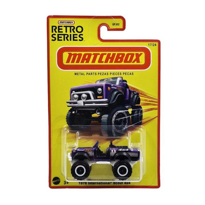 Matchbox Retro Series 1976 International Scout 4x4 Ungu | Lazada Indonesia