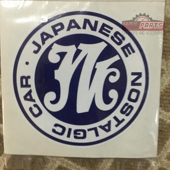 JAPANESE NOSTALGIC CAR DECAL | Lazada PH
