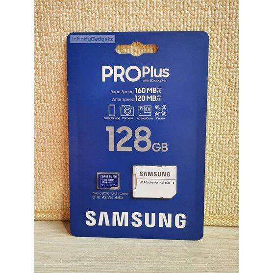 Samsung Pro Plus 128GB Micro SD Class 10 160MB/s MB-MD128KA | Lazada PH