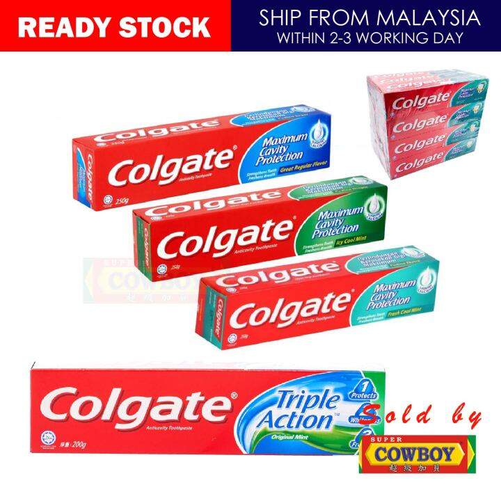 Colgate Toothpaste / Ubat Gigi Fresh Cool Mint Great Regular Flavour ...