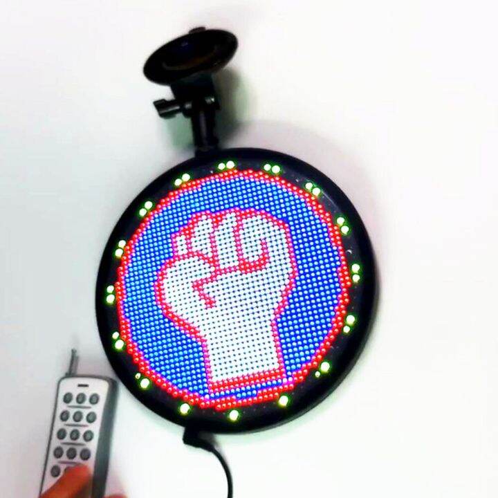 12V DIY RGB RF Animation Led Sign Wifi Programmable LED Display Panel ...