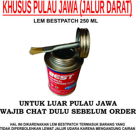 Tip Top Lem Tambal Ban Dalam dan Ban Luar Bestpatch - Best - 250ml ...