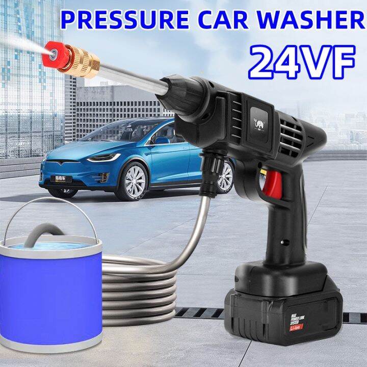 Portable Cordless High Pressure Car Washer Spray Gun 300W 24V Motor ... Portable Cordless High Pressure Car Washer Spray Gun 300W 24V Motor ...