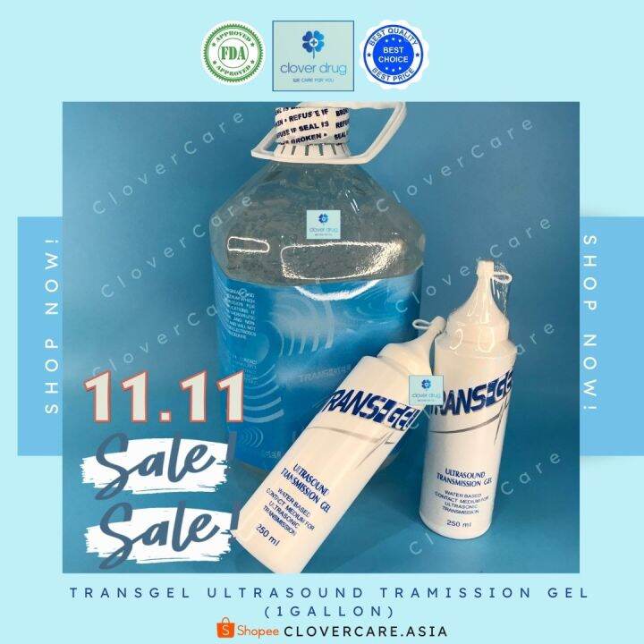 TRANSGEL Ultrasound Transmission Gel (gallon) | Lazada PH