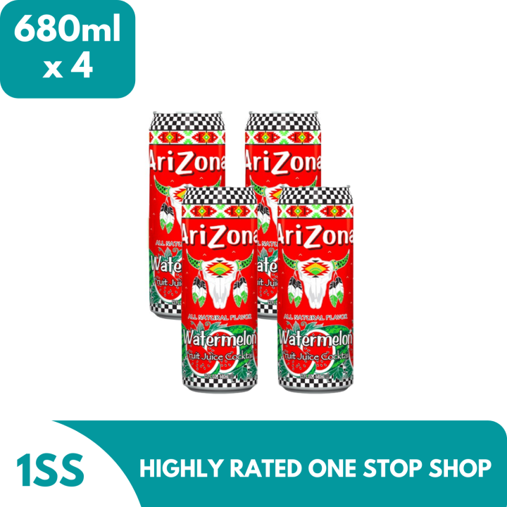 Arizona Watermelon 680ml x 4 | Lazada PH