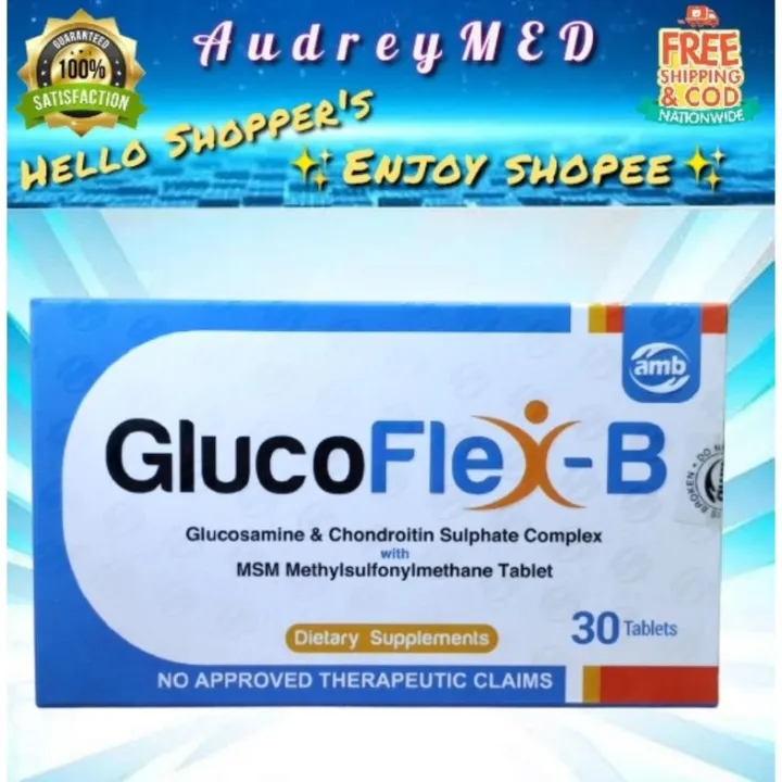 Glucoflex-B (Glucosamine Chondroitin Sulphate Complex w/30 Tablets ...