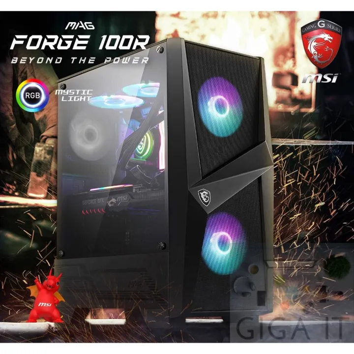 MSI Case-PC MAG FORGE 100R (RGB,ATX/M-ATX/Mini ITX) aRGB Customizing ...
