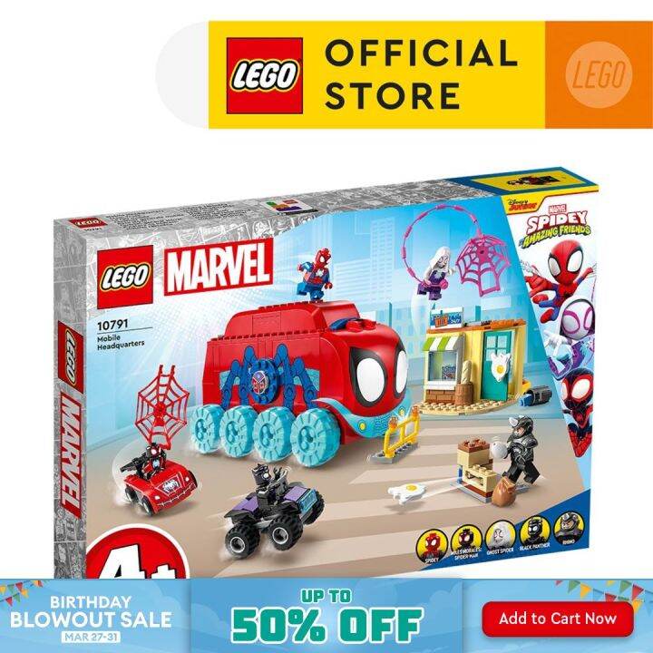 LEGO® Spidey 10791 Team Spidey's Mobile Headquarters, Age 4+, Building ...