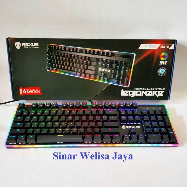 Rexus Legionare Mechanical Gaming Keyboard - MX10 | Lazada Indonesia