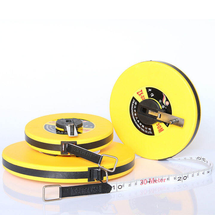 Tape measure, fiber tape measure, 10 meters, 30 meters, 50 meters, disk ...