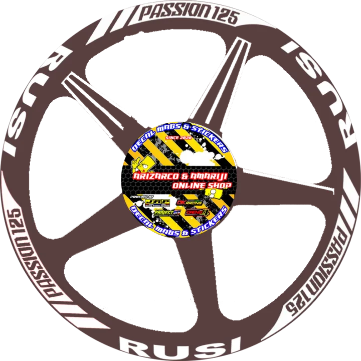 RUSI PASSION 125 DECAL MAG STICKER GOOD FOR 2 MAGS | Lazada PH