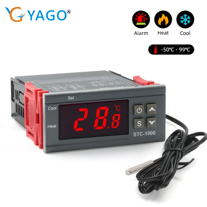 RCYAGO Portable Temperature Controller STC-1000 Egg Incubator ...