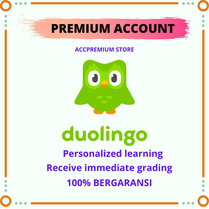Duolingo Plus Premium 1 Tahun Subscribe (Belajar Bahasa Asing) Bergaransi | Lazada Indonesia