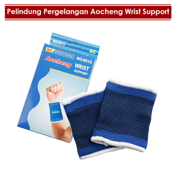 Wrist Support Deker Pelindung Pergelangan Tangan Olahraga - Biru ...