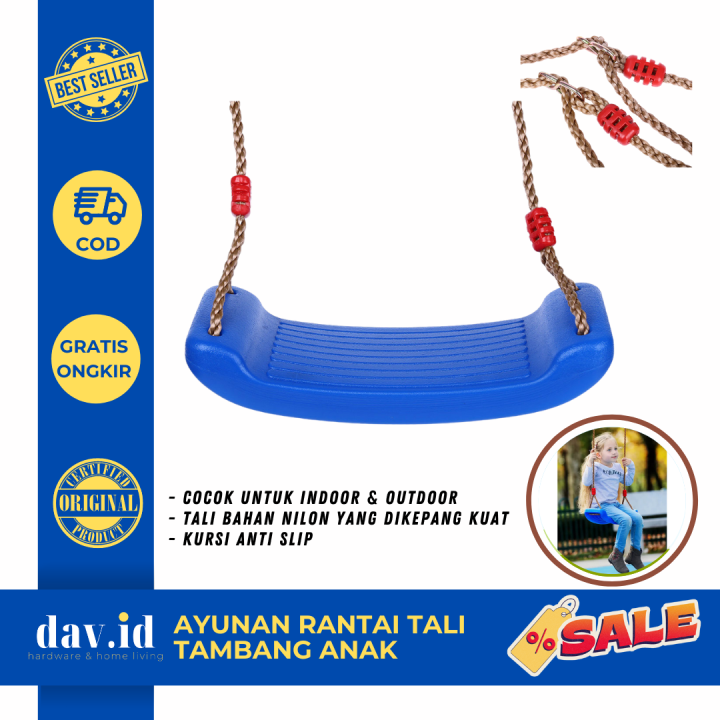 DAV - COOLPLAY Ayunan Rantai Tali Tambang Anak Indoor Outdoor | Lazada ...