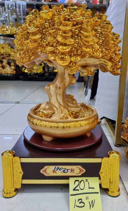Extra Large Money Tree Gold Rotating Money Tree for Desk Office Home ...
