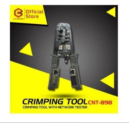 Tang crimping tool rj45 rj11 rj12 with cable tester lan rj-45 utp stp ...