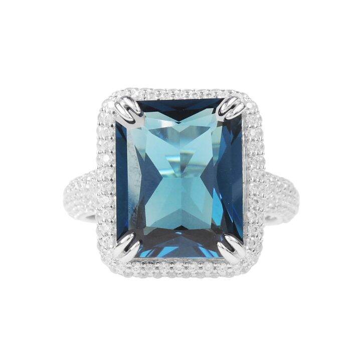 MARC jewelry แหวน รุ่น SR01488N-SLB/W-CZ | Lazada.co.th