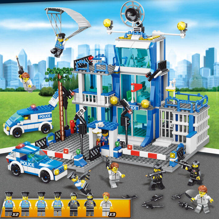 789 PCS Lego Police Robot Building Blocks / Mainan Blok Bangunan Lego ...