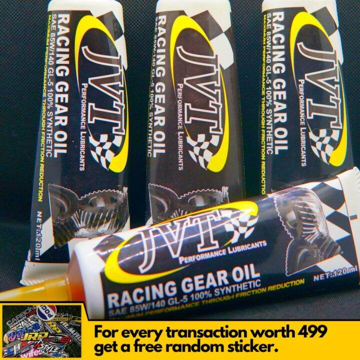 JVT Racing Gear Oil 120ml (SAE 85W/140 GL-5 100% synthetic) | Lazada PH