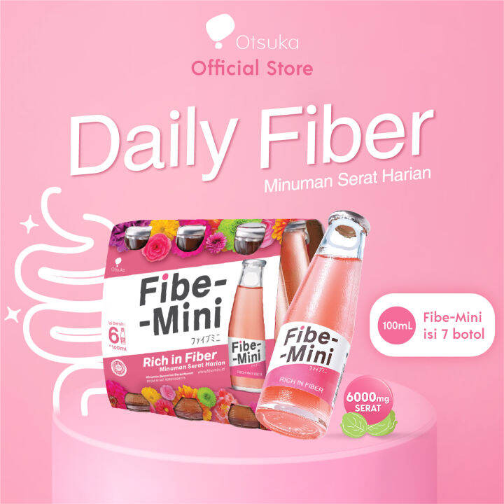 FIBE MINI 100 ml - Package isi 7 Botol | Lazada Indonesia