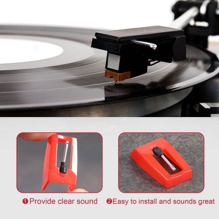 8 Pcs Record Player Needle Turntable Ruby Replacement Stylus Needles ...