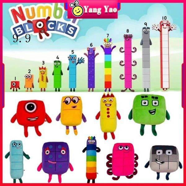 New Cartoon Numberblocks Cute Plush Doll Children Toys Kids Gift ...