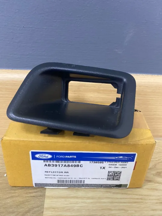 COVER LAMP LICENSE PLATE REAR LEFT / RIGHT GENUINE PART (ORIGINAL) FORD ...