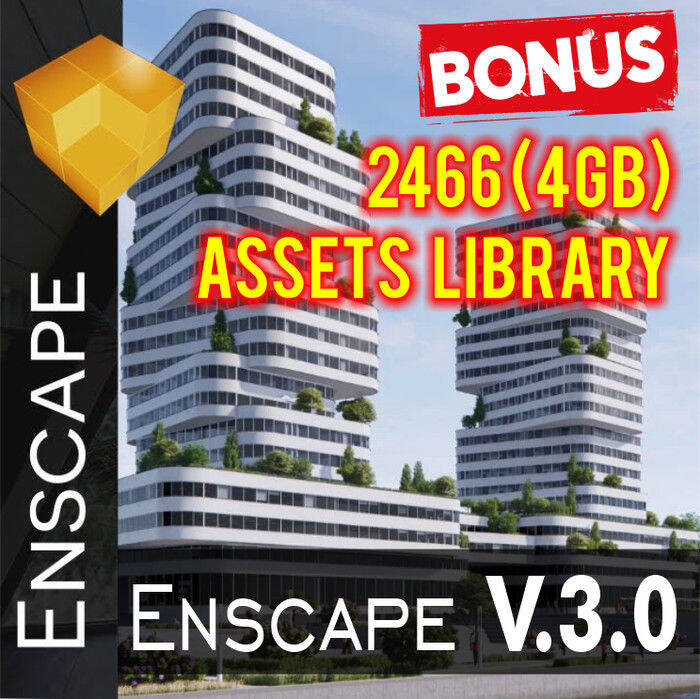 Enscape 3D v.3.0 Enscape 3 for Win 64 Bit + Assets Library [DVD/FD ...