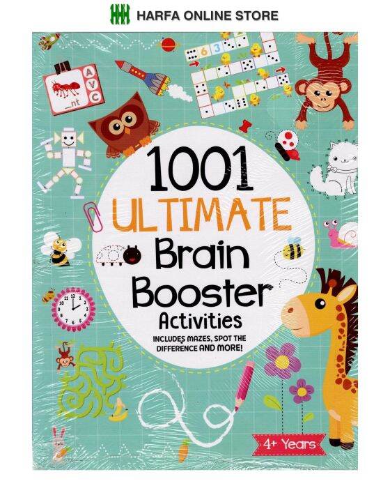 1001 ULTIMATE BRAIN BOOSTER ( Activities Includes Mazes, Spot the Difference AND MORE ! ) | Lazada