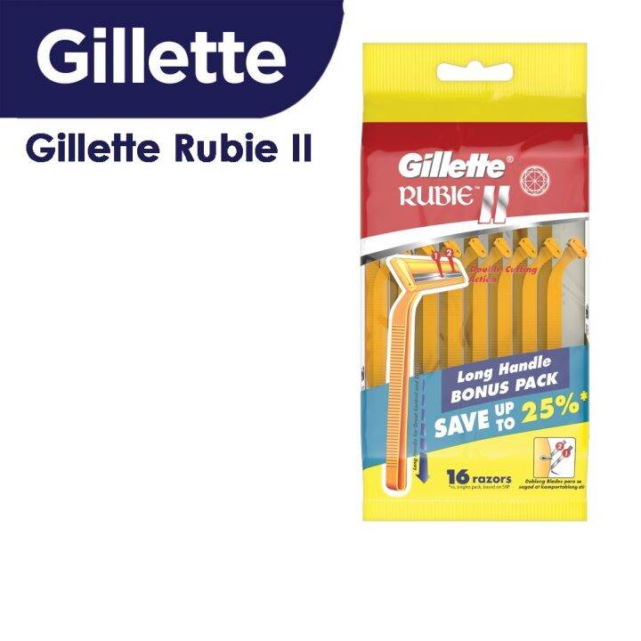 Gillette Disposable Razor Rubie 2 16 | Lazada PH