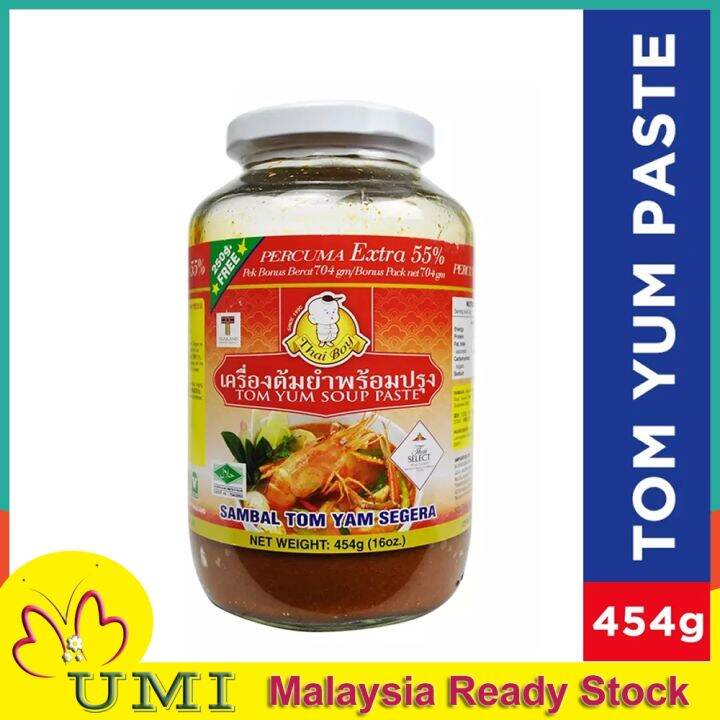 UMI UF0165 Ready Stock Thai Boy Tom Yum Soup Paste 454g / Sambal Tom ...