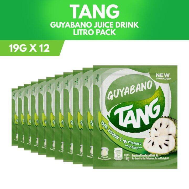 Tang Guyabano Litro Pack 19g x 12 | Lazada PH