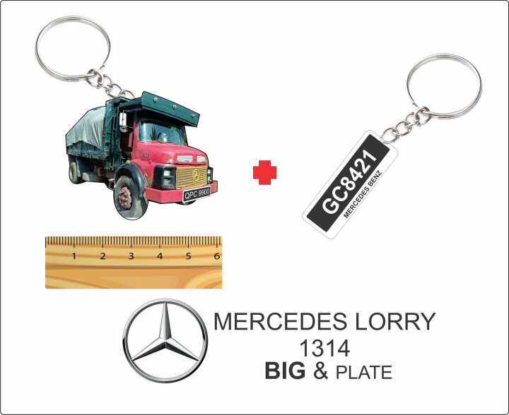 mercedes benz w114 lorry keychain 2d | Lazada