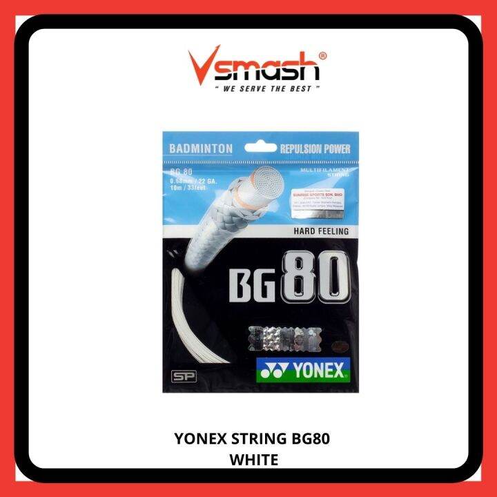 Yonex String BG80 White (SP String) | Lazada
