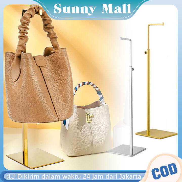 Gantungan Tas Stainless Display Tas Adjustable Gantungan Tas Berdiri ...