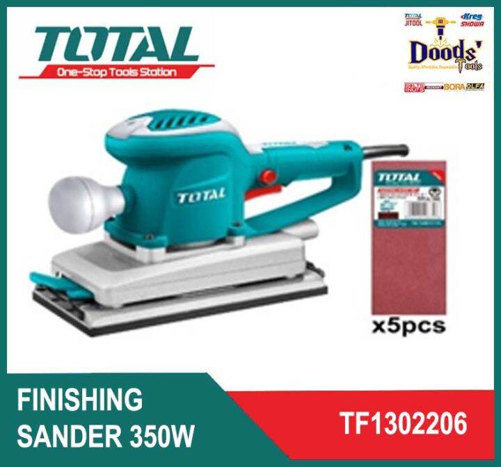 Total Finishing Sander 350W TF1302206 Industrial Grade | Lazada PH