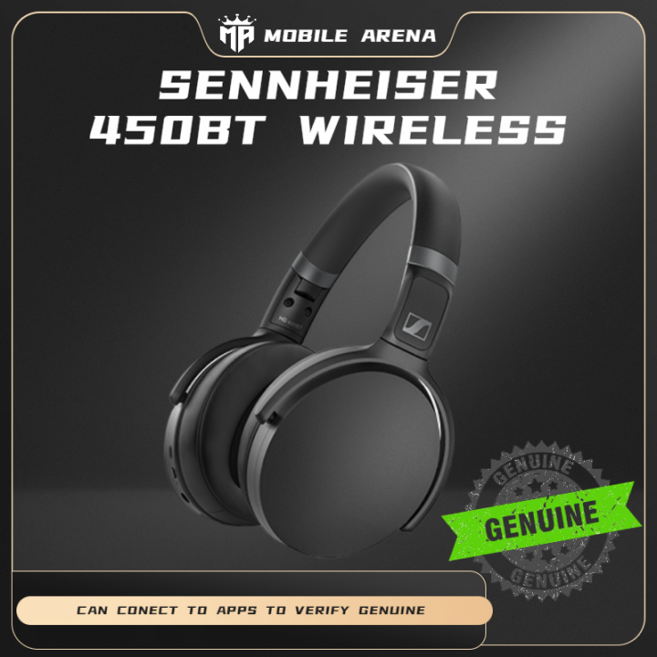 SENNHEISER HD 450BT WIRELESS BLUETOOTH HEADPHONES OVER EAR | Lazada