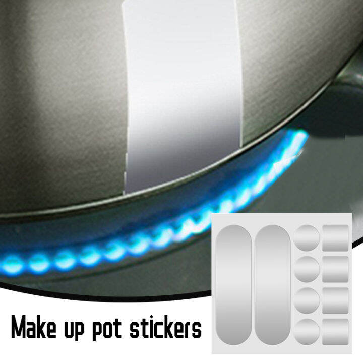 5set Pratical Repair Pot Patches Sticker Kit Stainless Steel Repair Pot ...