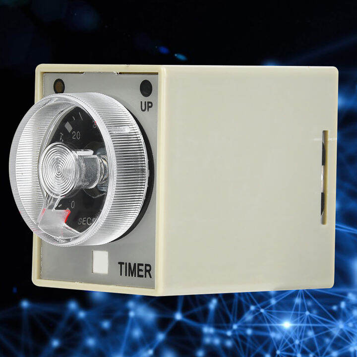 Delay Timer Durable Time Relay for Din Rail Pins Relay General Purpose ...