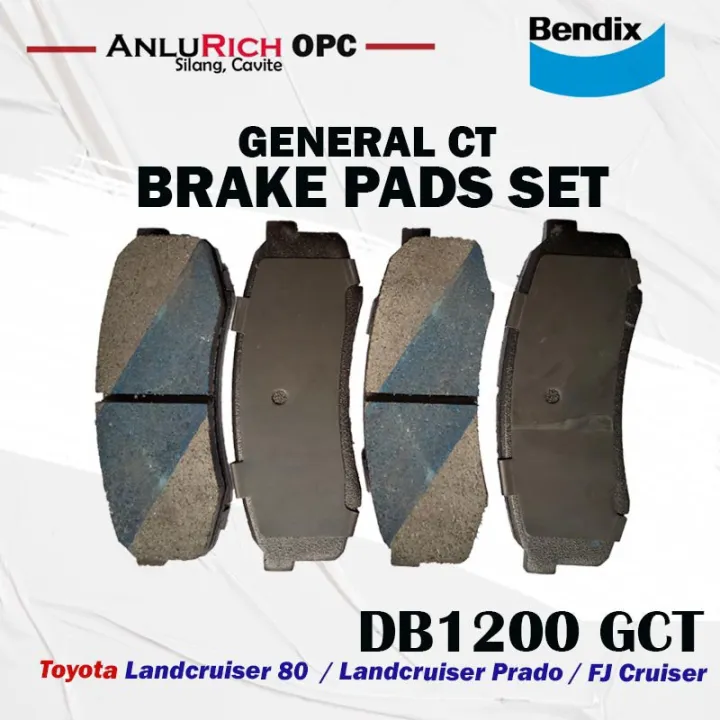 Brake Pads Rear Toyota Landcruiser 80 1990-1997 / Landcruiser Prado 2003 -2020 / FJ Cruiser 2008 ...