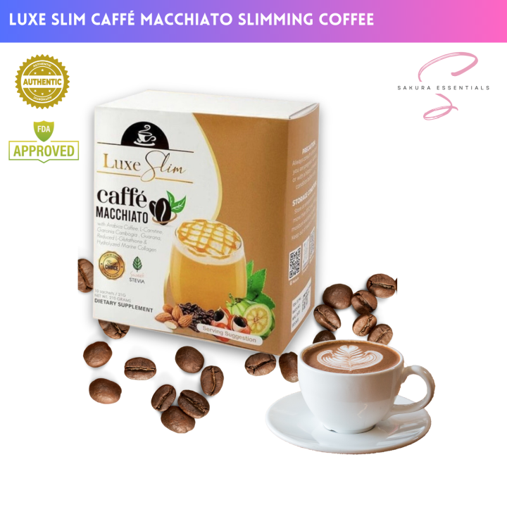 LUXE SLIM CAFFÉ MACCHIATO Slimming Coffee 10 sachet | Lazada PH