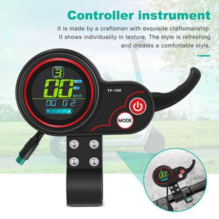 Bicycle Instrument Black Electric Scooter Switch Instrument Display ...