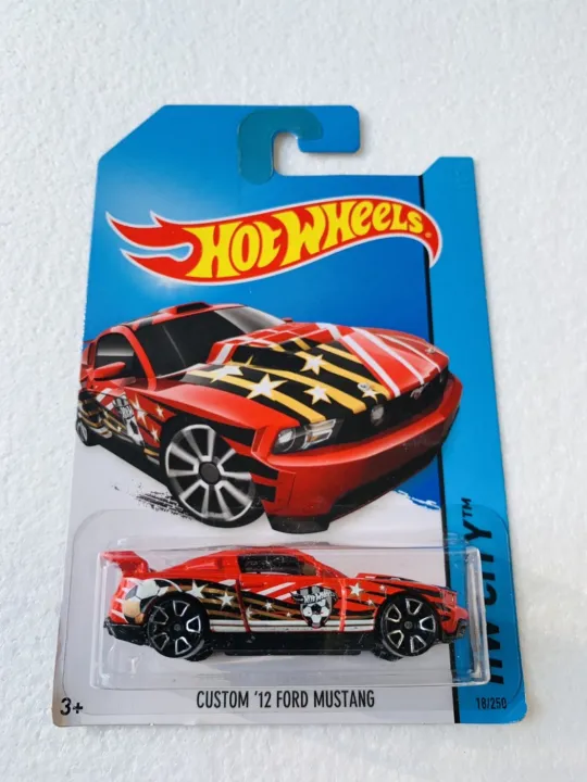 HOTWHEELS HOT WHEELS CUSTOM 12 FORD MUSTANG MERAH HW CITY SKALA 1 : 64 ...