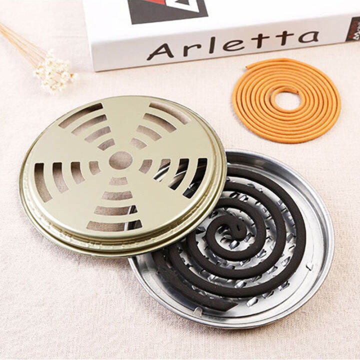 Metal Mosquito Coils Repellent Rack Insect Killer Incenses Burner ...