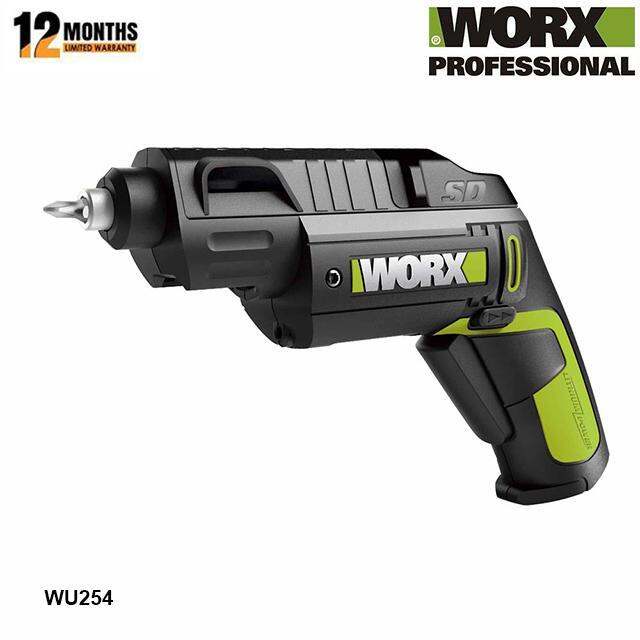 WORX (WU254) 4V Max L-ion Cordless Multi-Bits Slide Driver | Lazada