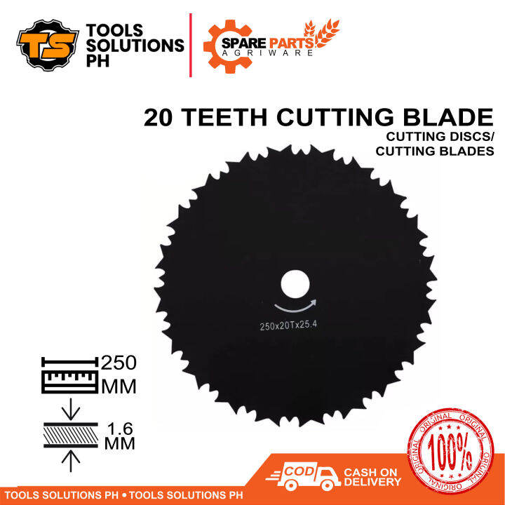 20 Teeth [20T] Cutting Disc / Cutter Blade 2 Stroke, 4 Stroke Grass ...