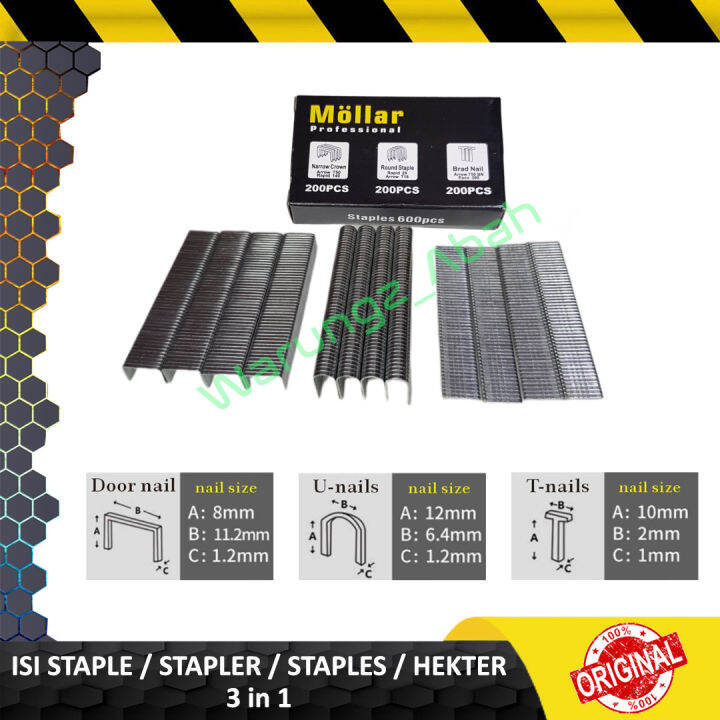 ISI ULANG REFILL ALAT STAPLE STEPLE STAPLES STEPLES SETEPLES STAPLER ...