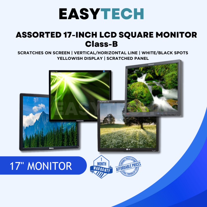 EASYTECH | NO STAND ASSORTED 17-inch Class-B Square LCD Monitor for ...